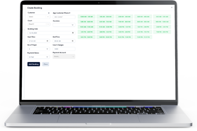 Court Booking System For Padel, Tennis and Pickleball Clubs